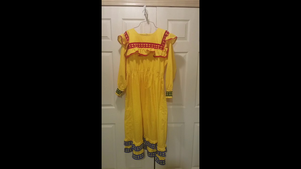 Beginning intro Choctaw dress - YouTube
