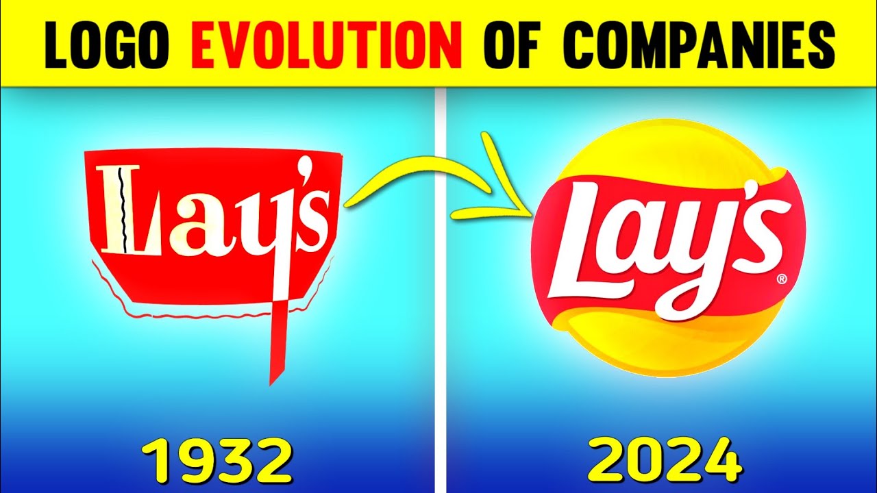 Evolution Of Lays Logo | What Did the First Logos of Famous Companies ...