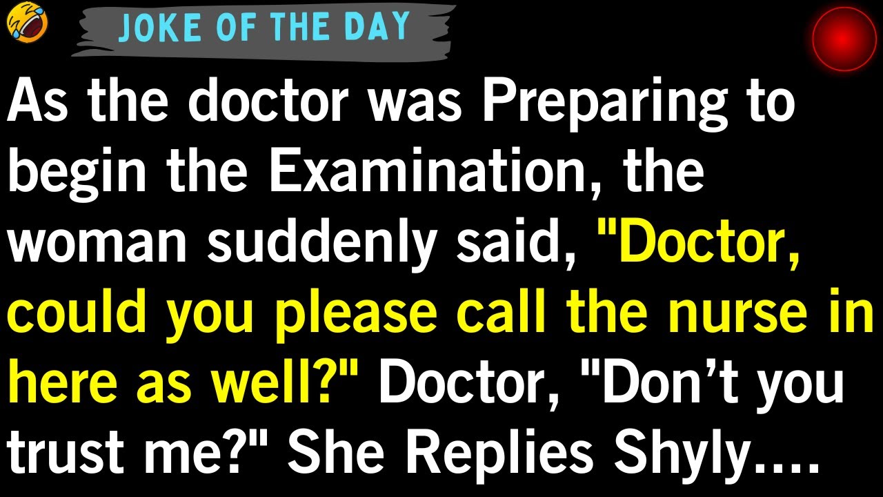 New jokes: "Trust Issues at the Doctor’s Office"!. | Old man Jokes 😂 ...