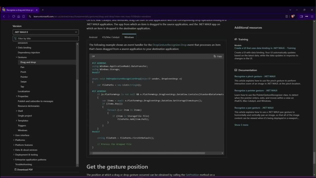 How to Implement Drag and Drop of Any Files in .NET MAUI - Windows - YouTube