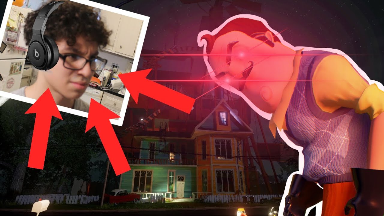 MY FRIEND'S FIRST TIME PLAYING HELLO NEIGHBOR!!! - YouTube