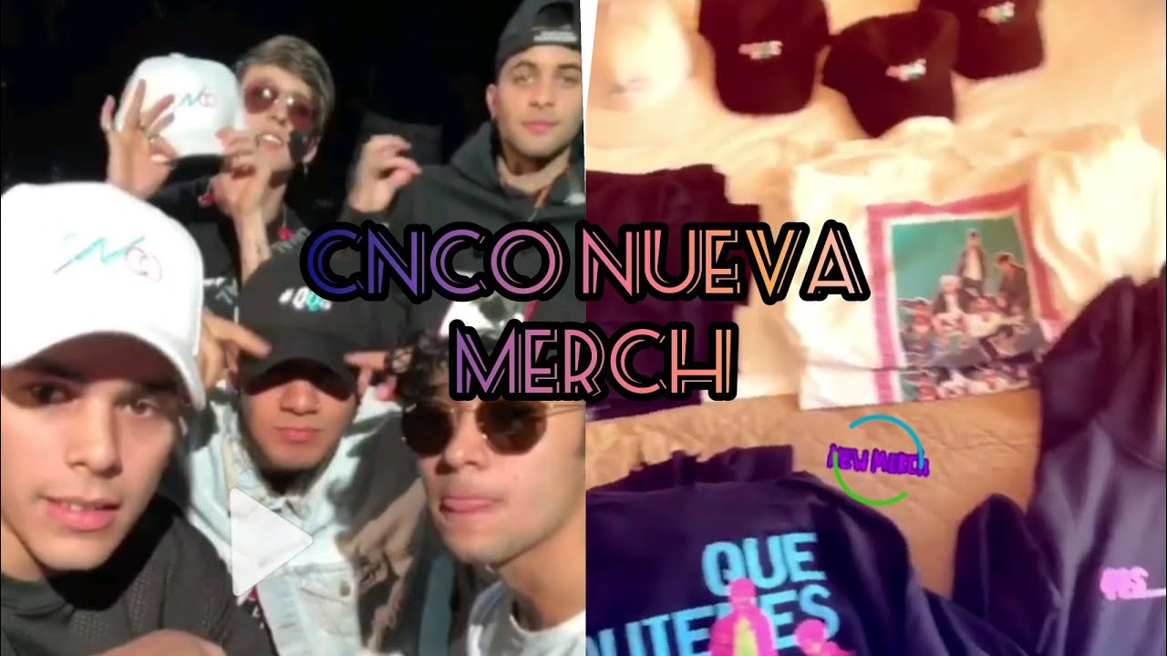 CNCO NUEVA MERCH 😮 - YouTube