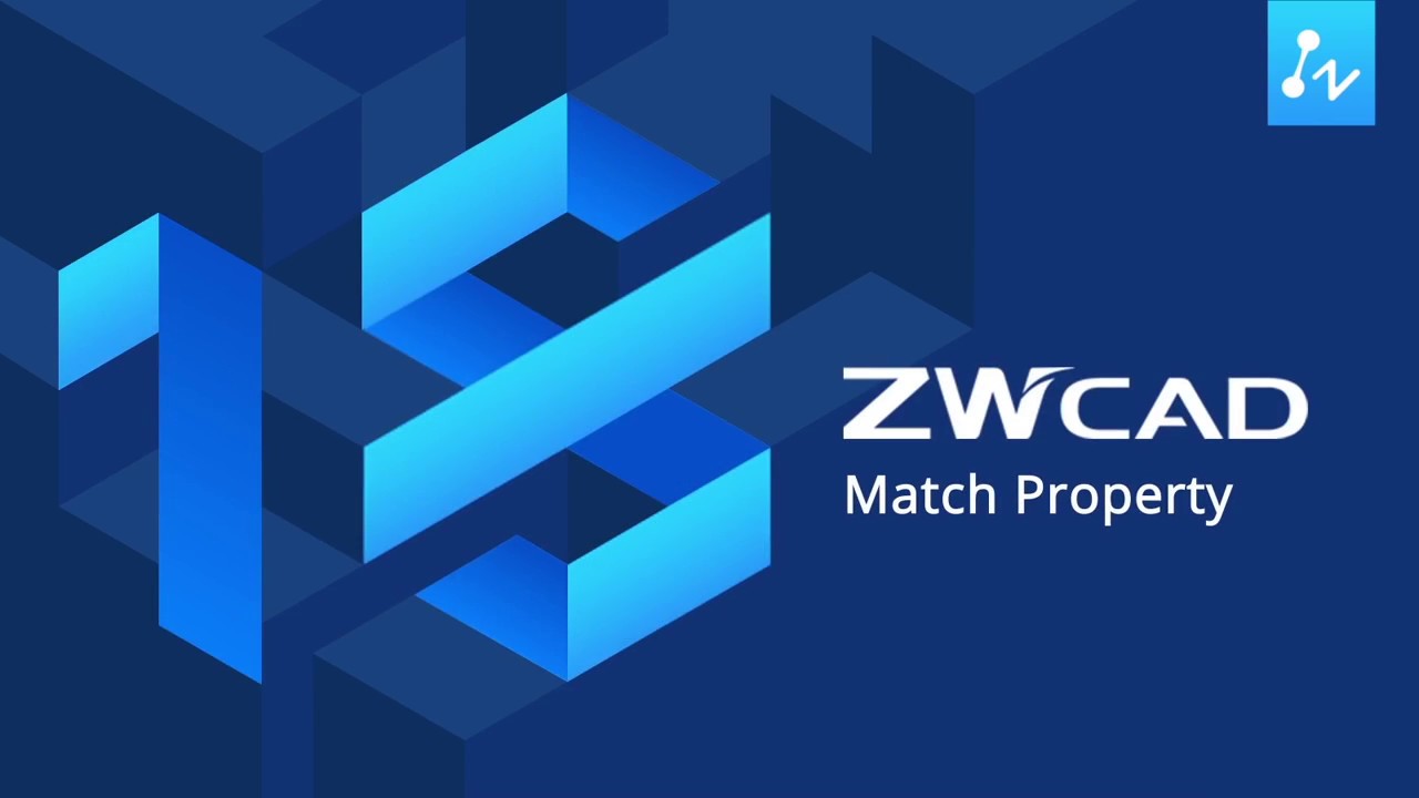 Match Property: How to copy the properties of one entity to another in ZWCAD - YouTube