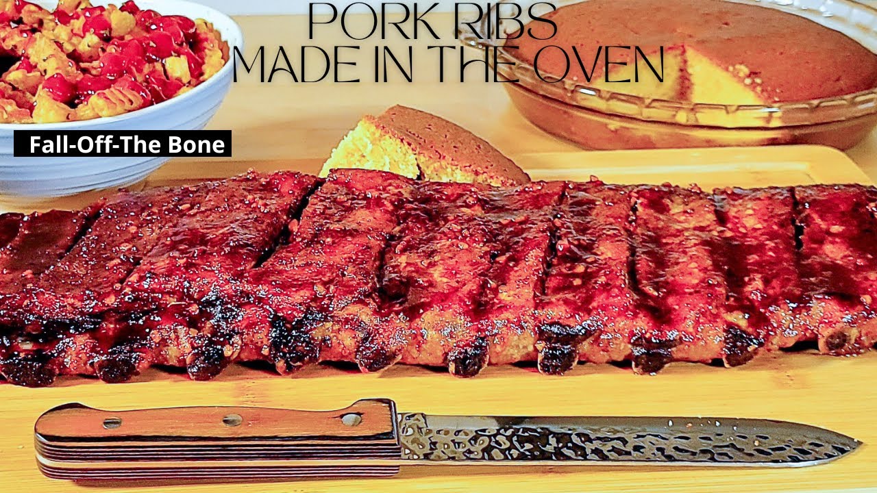 Pork Ribs made in Oven | Fall-Off-The-Bone - YouTube