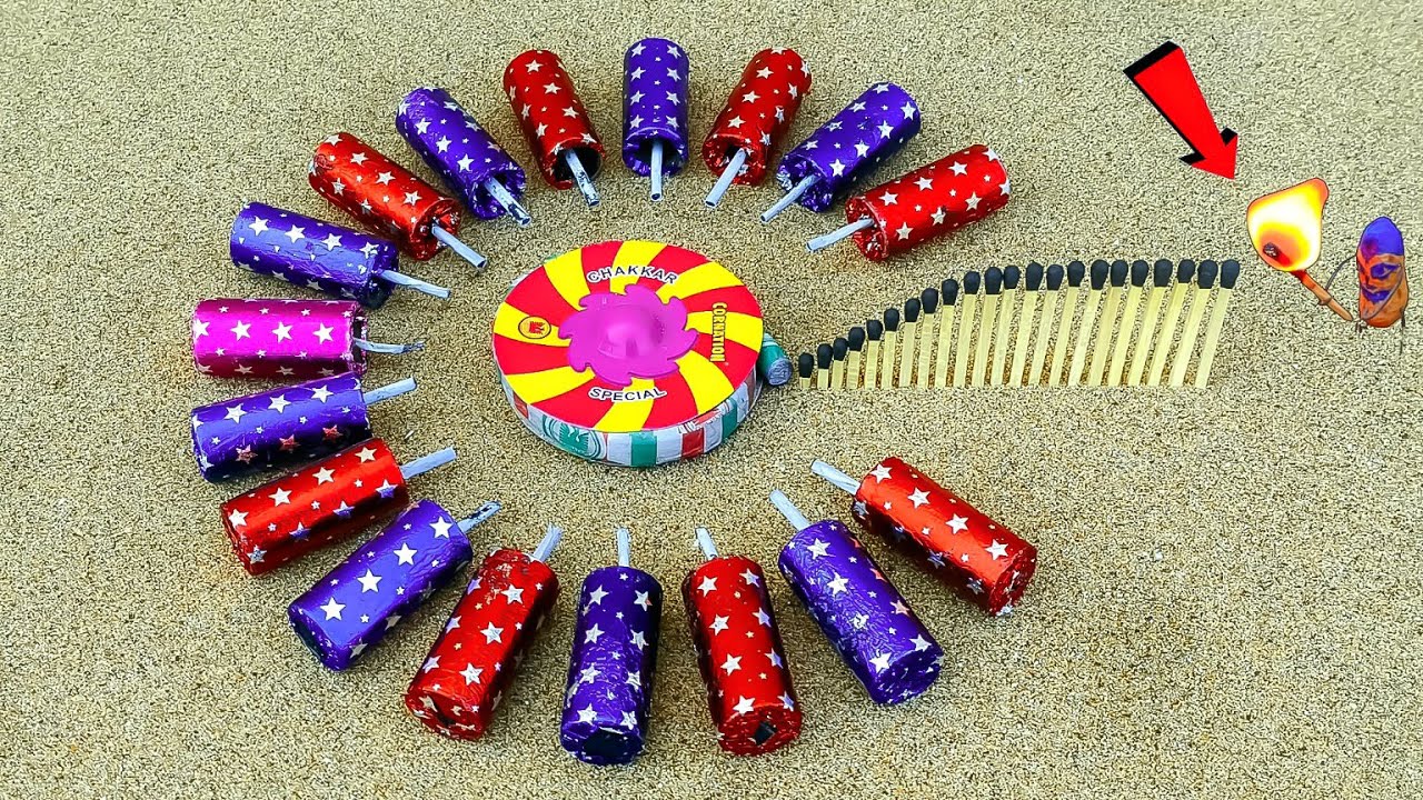 Lot Of Different Types Chit-Put Crackers vs Matchstick And Ground ...
