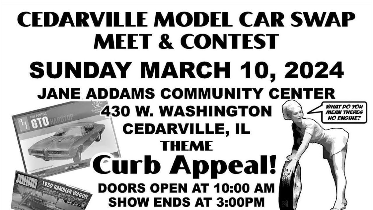 Cedarville IL model car swap meet show contest. March 10th 2024 ep#38 ...