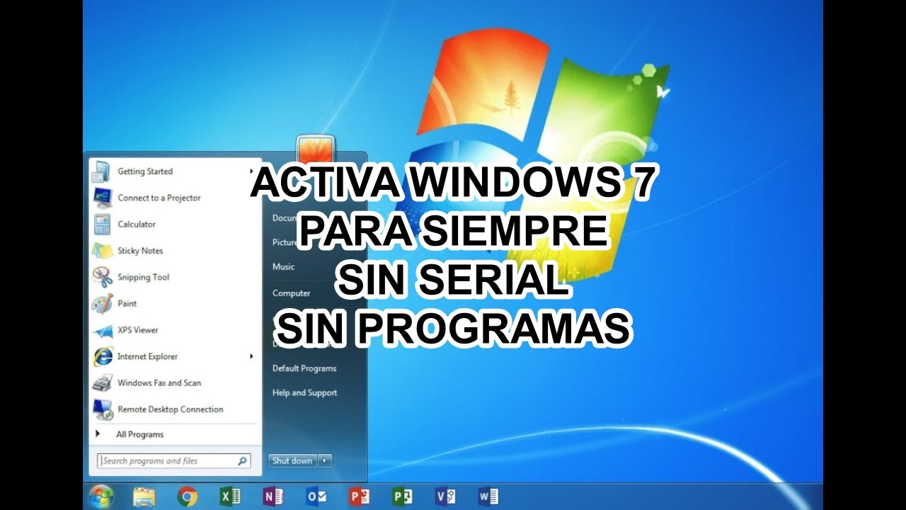 Truco Legal para Activar Windows 7 ¡Sin Programas! - YouTube