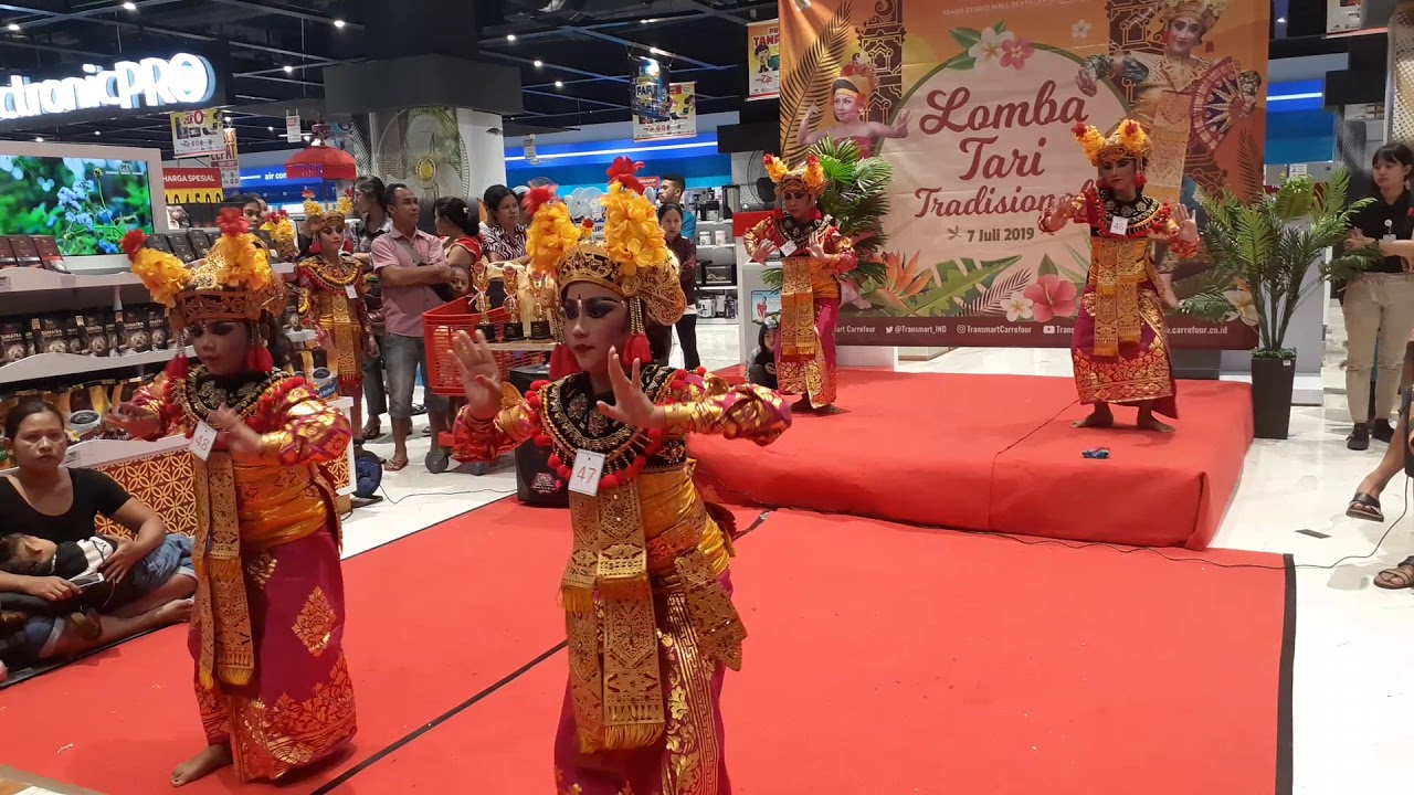 Lomba Tari Tradisional Bali TRANSMART CARREFOUR - YouTube