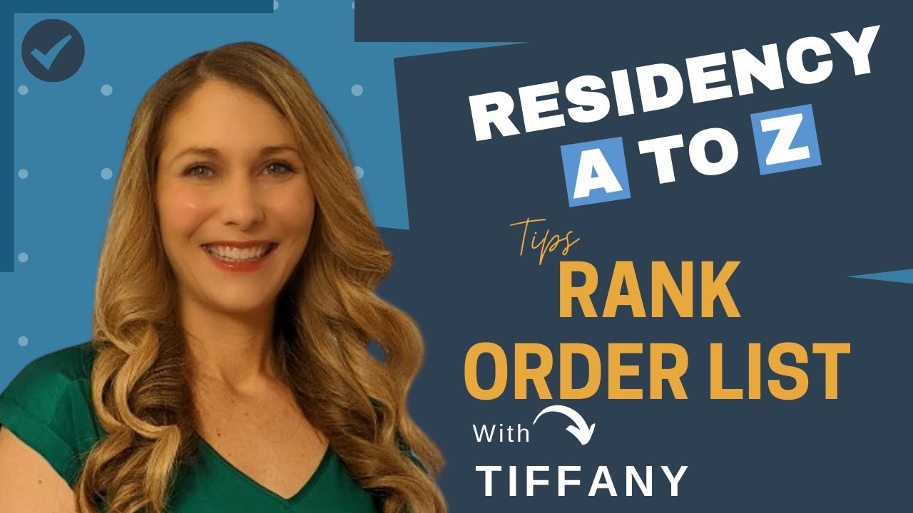 Important Tips for Your Rank Order List - YouTube