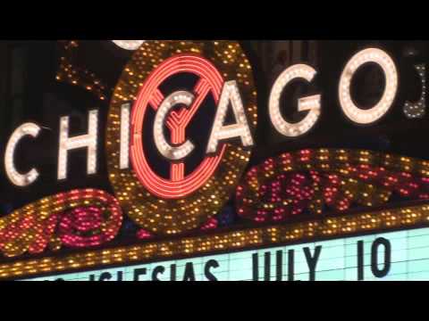 The Historic Chicago Theater A Magnificent Sign w/ Neon - YouTube