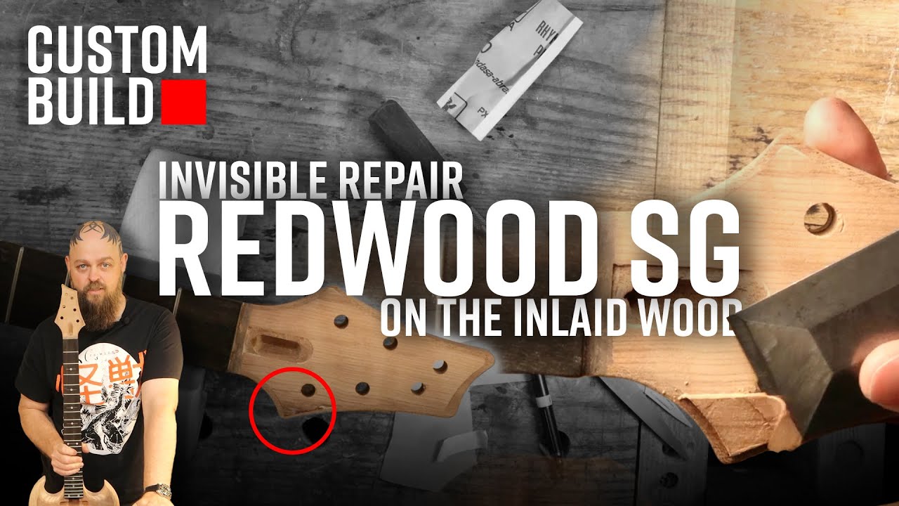 Ep 12 - Trying For an Invisible Inlaid Wood Repair | Redwood SG - YouTube