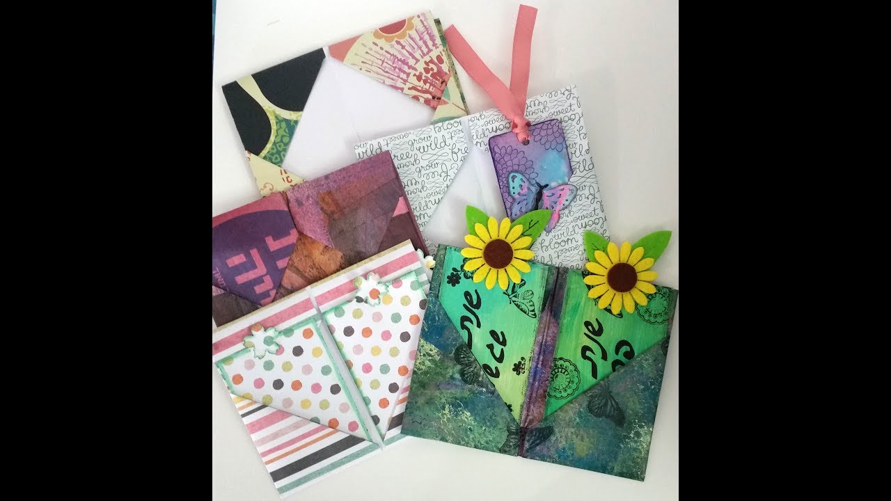 Folded Paper Wallet from 12x12 paper - YouTube