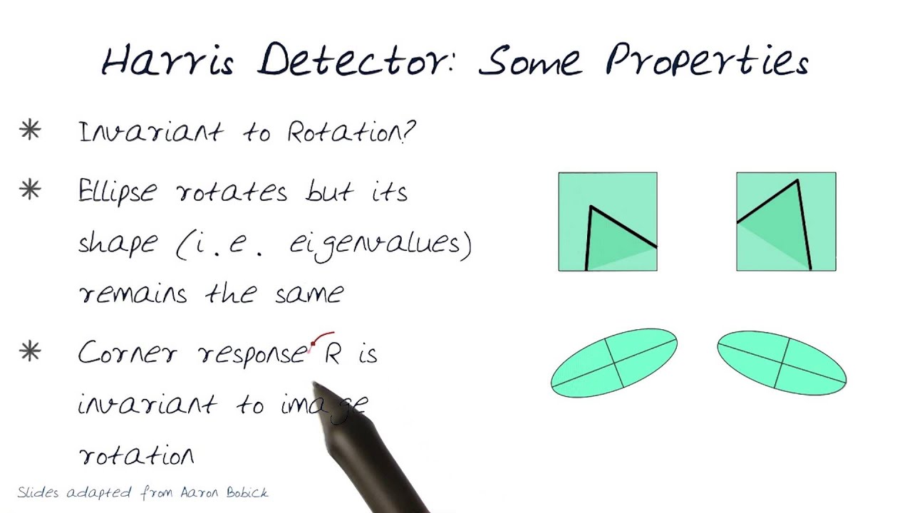 Harris Detector Some Properties 2 - YouTube