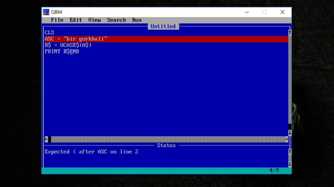 Episode 25 Library Functions Part I In Qbasic Youtube