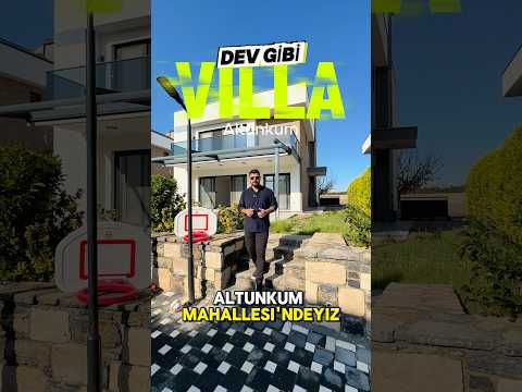DEV GİBİ VİLLA 4+1 AYRI MUTFAK AKILLI SİSTEM YERDEN ISITMALI TRİPLEKS #altinkum