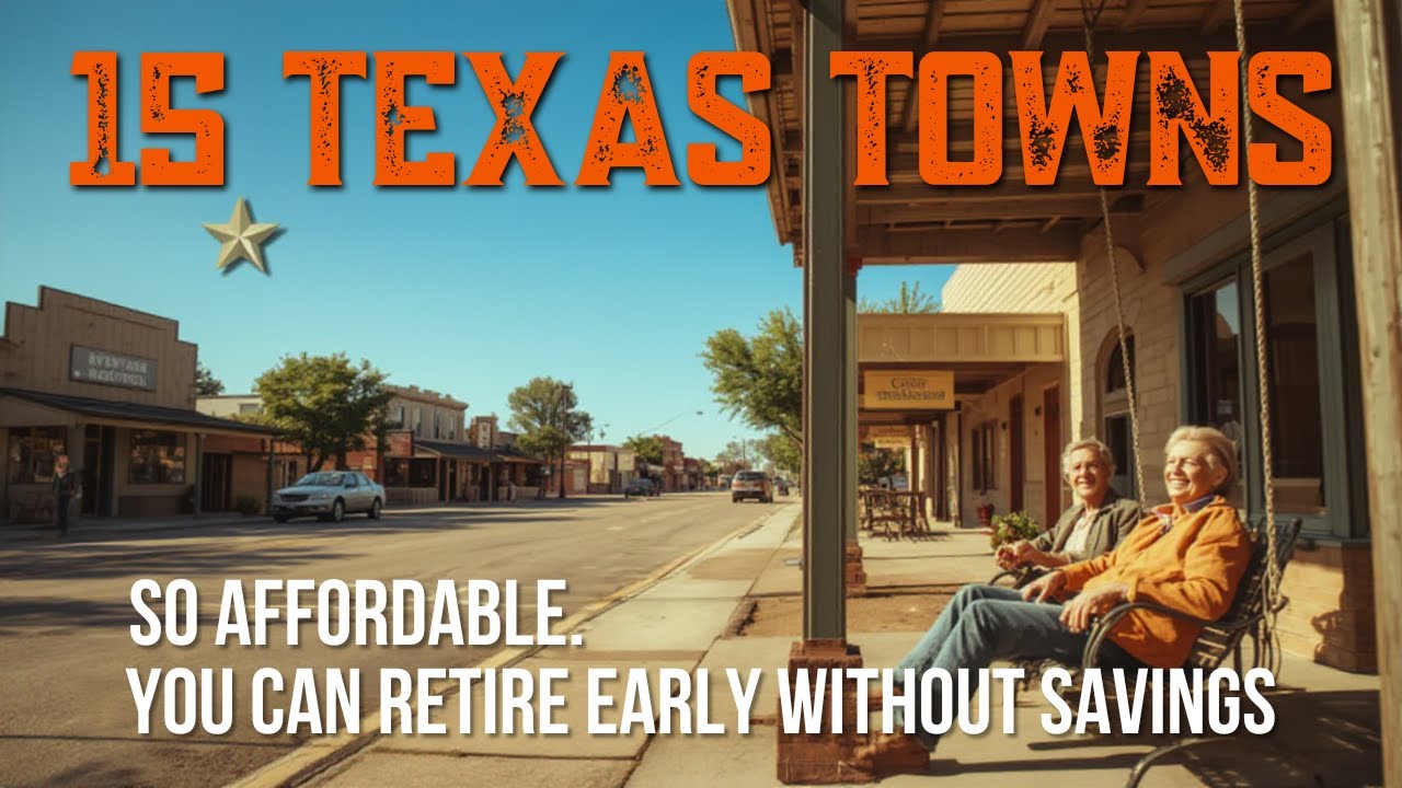 15 Texas Towns So Affordable You Can Retire Early Without Savings - YouTube