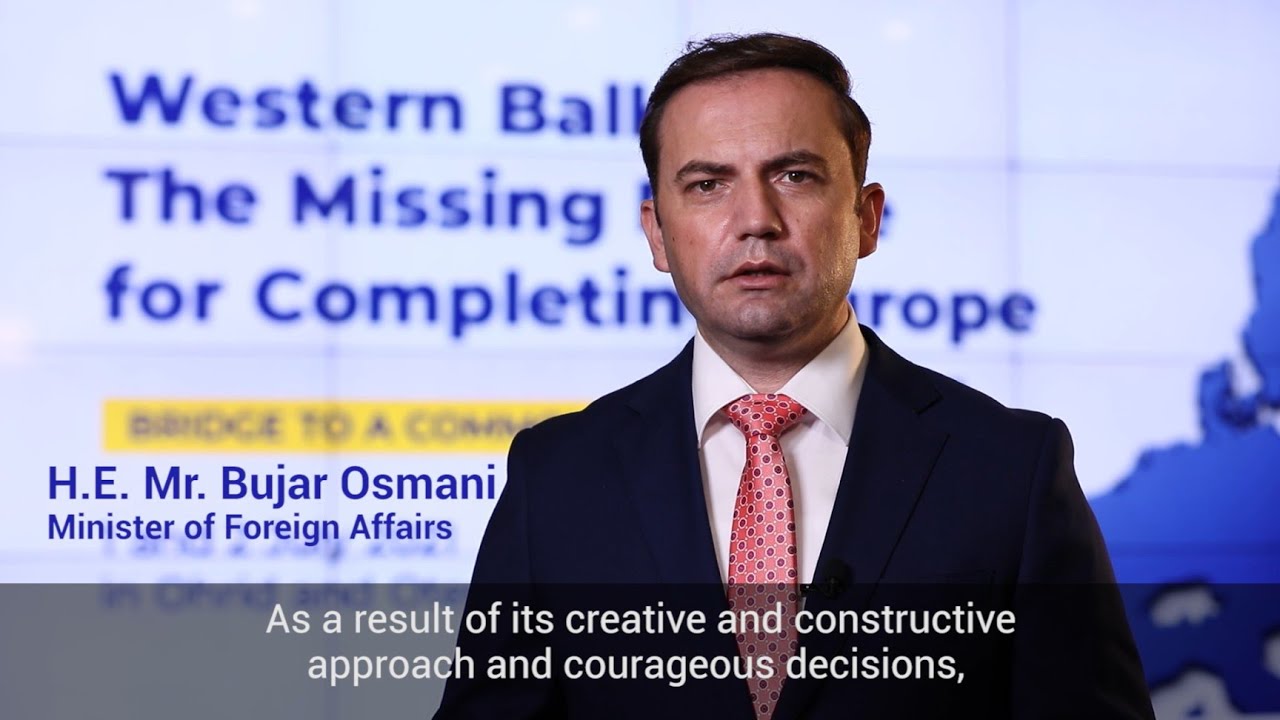Prespa Forum Dialogue - H.E. Mr. Bujar Osmani, Minister of Foreign ...