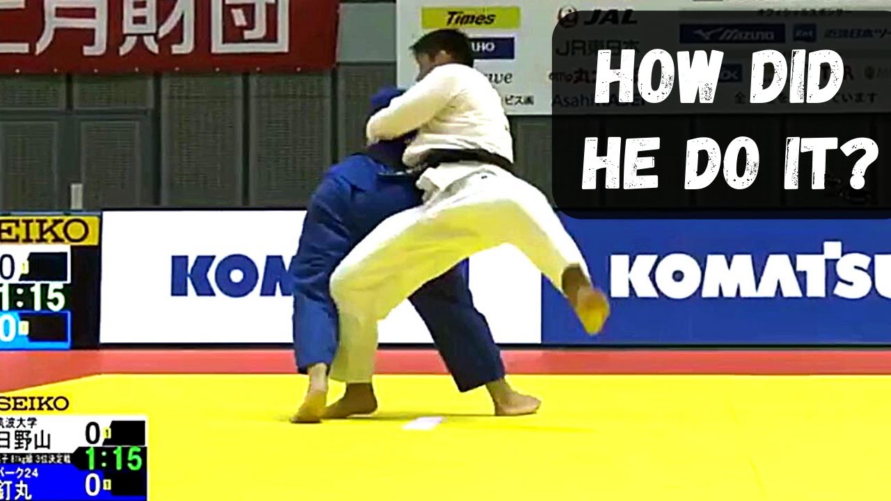 Tive que assistir varias vezes para entender essa técnica l Kodokan Cup ...