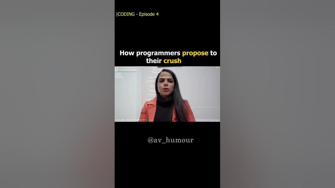 How Programmers Propose to their Crush😜 #shorts #coding - YouTube