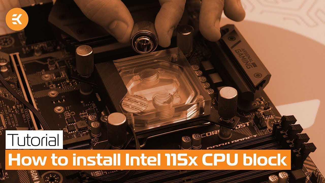Installing the EK-Supremacy Classic CPU Block on Intel Socket 115x ...