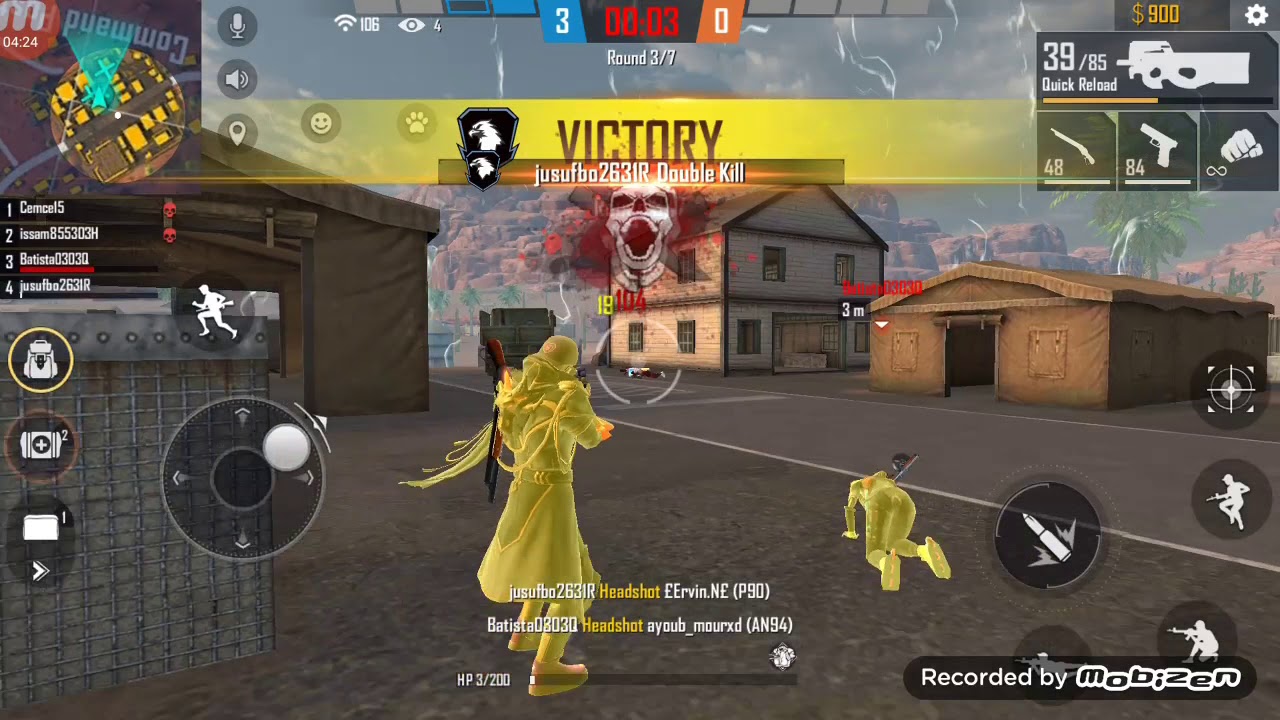 FREE FIRE VICTORY WITH MY FRIENDS #2VIDEO - YouTube