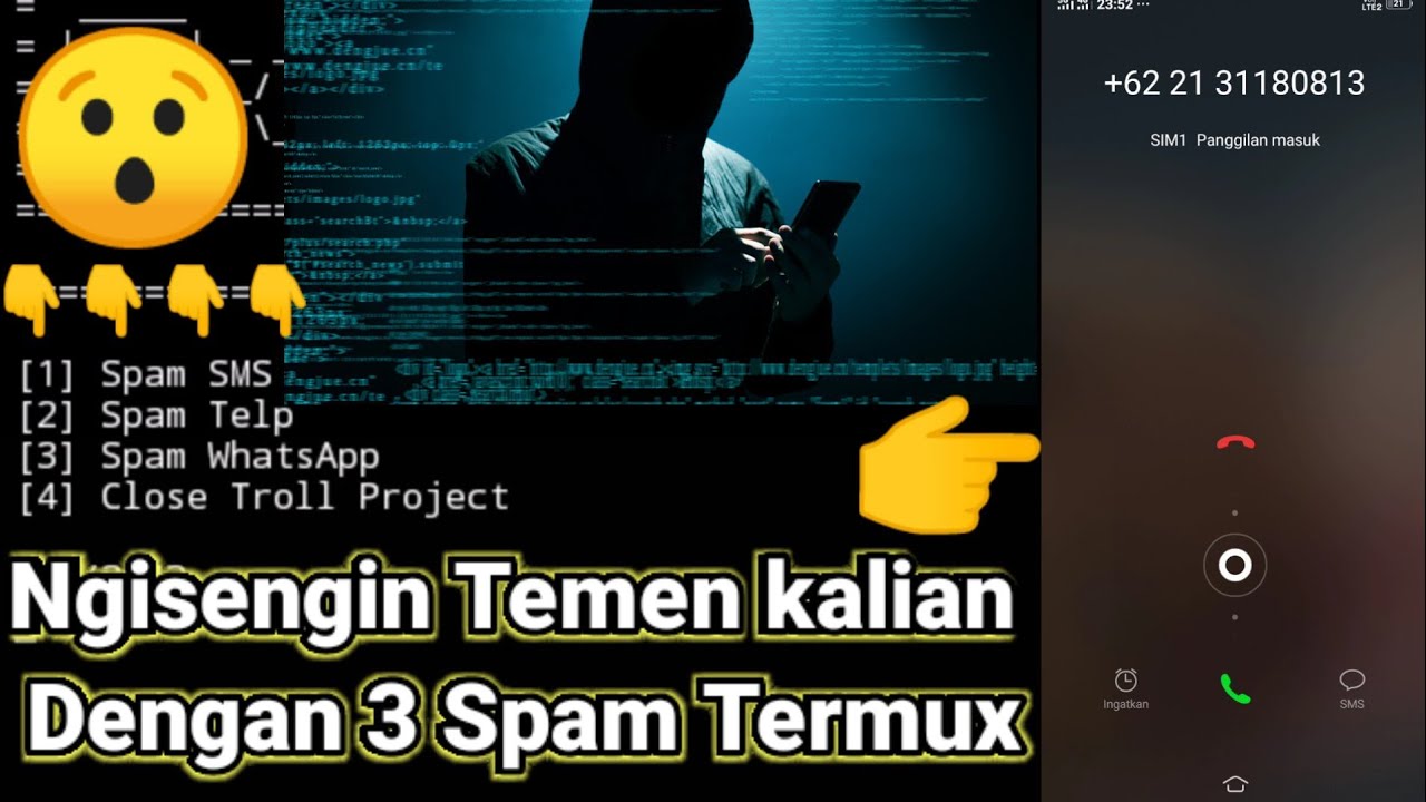 Cara spam Sms Telepon dan Whatsapp menggunakan termux terbaru 2021 ...