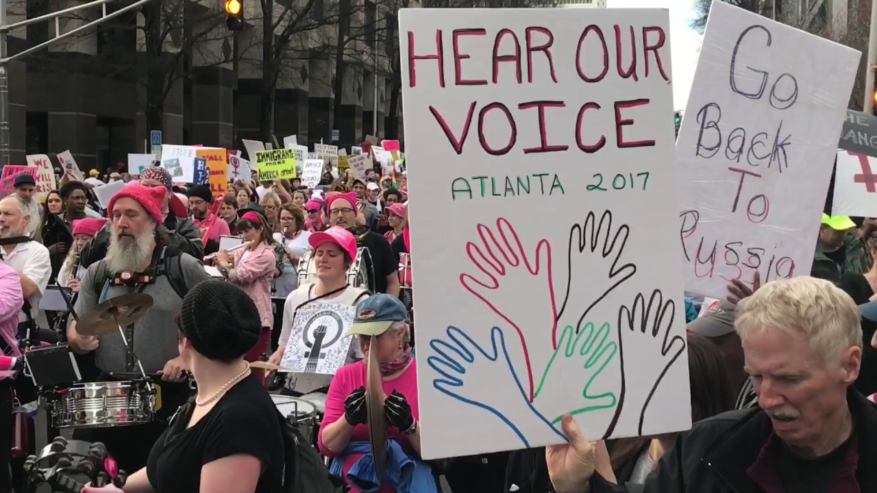Atlanta: Women's March for Social Justice - YouTube
