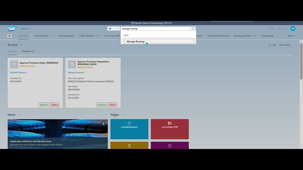 SAP PP Master Data Routing Part 1 Production Planning SAP FIORI - YouTube