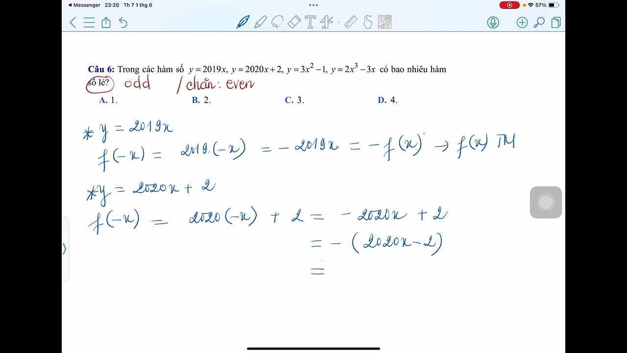 BUỔI 4 | CHAPTER 1 | FUNCTION AND GRAPHS | MAE101 | FMATH - YouTube