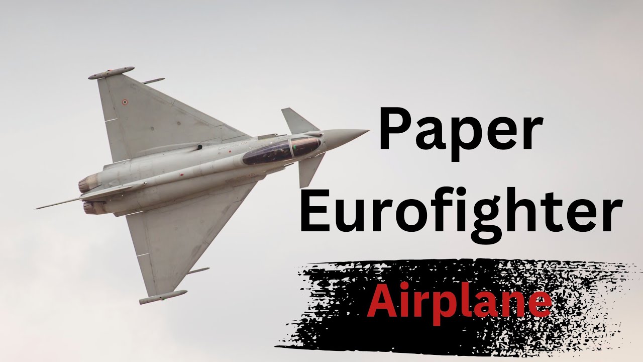 DIY/_\ How to make paper plane like combat Eurofighter - tutorial - YouTube