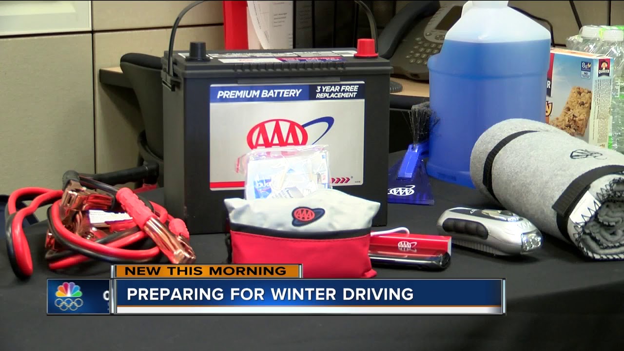 AAA offers winter driving tips - YouTube