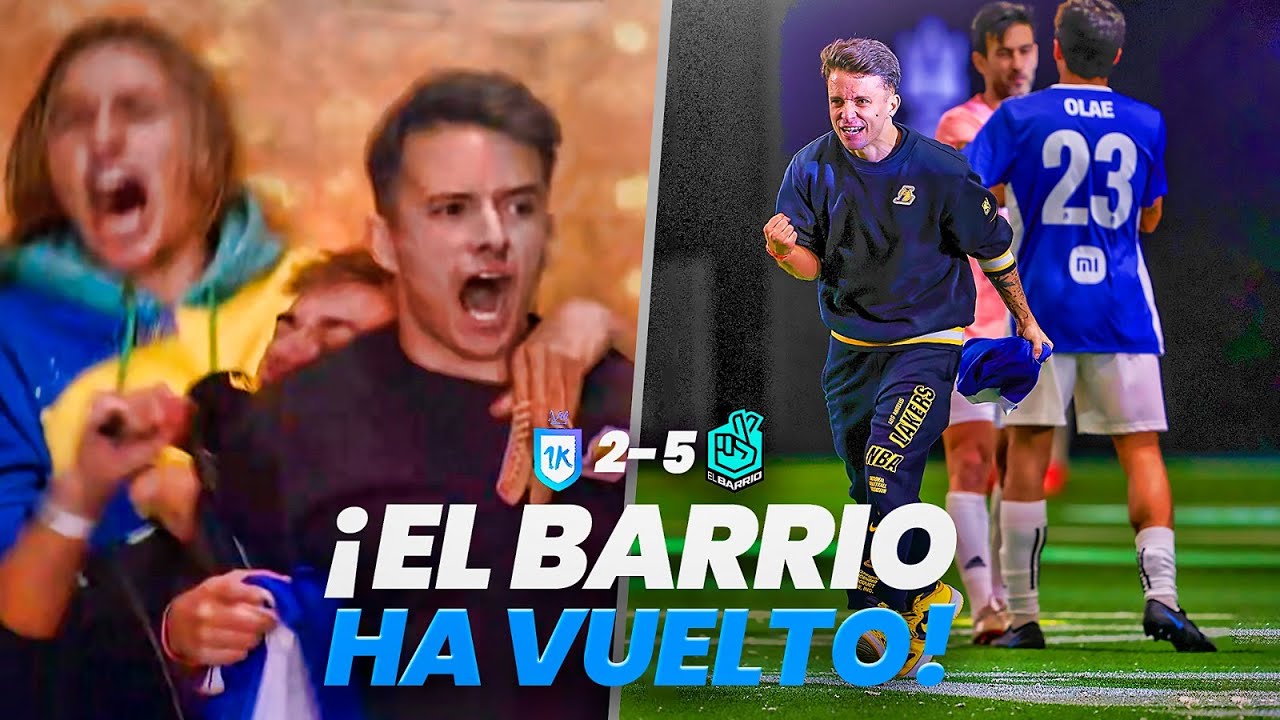 ¡SALTÉ AL CAMPO! REACCIONANDO a la GOLEADA de El Barrio VS 1K | *HEMOS ...