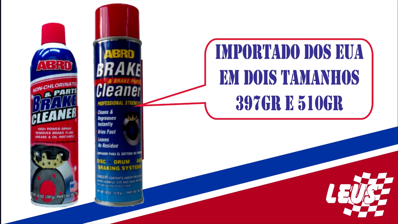 Limpa Freios Brake Cleaner ABRO - YouTube