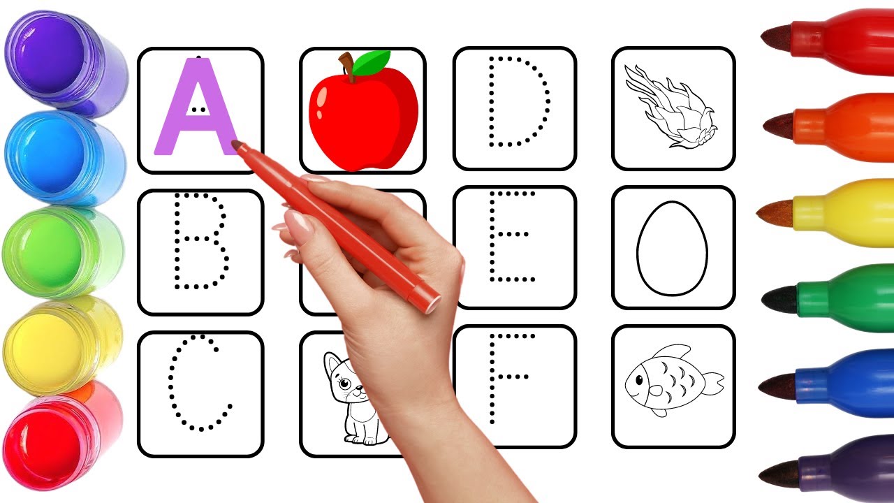 Fun and Educational ABC Dotted Tracing for Kids | Preschool Learning ...