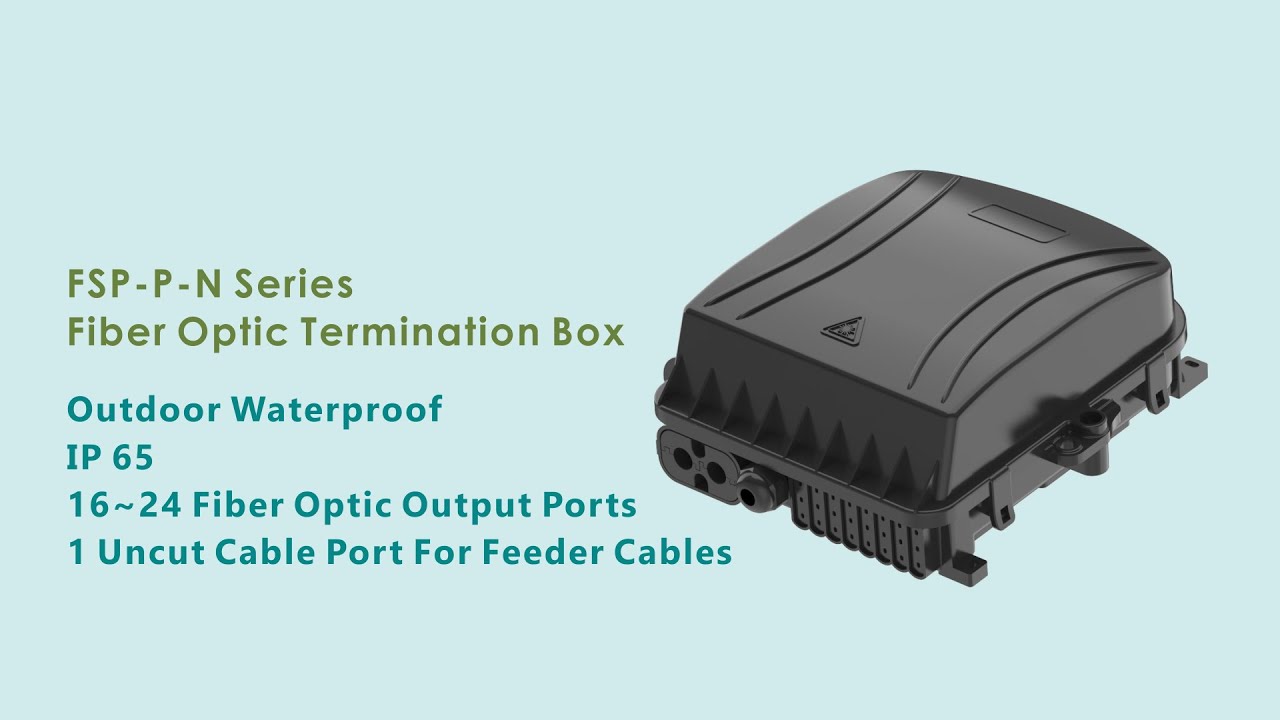 Fiber Optic Termination Box FSP-P-N Series - YouTube