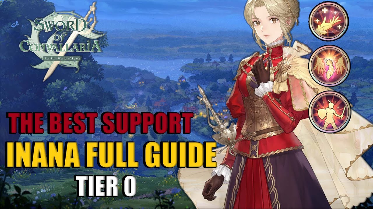 TOP TIER BEST SUPPORT! Inana Guide & Build | Sword Of Convallaria - YouTube