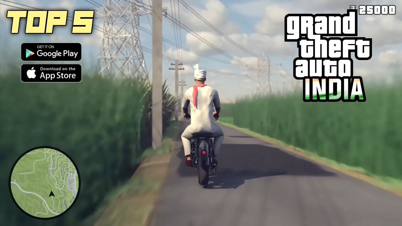 Top 5 GTA INDIA Game for Android | Best Indian GTA Mobile Games for ...