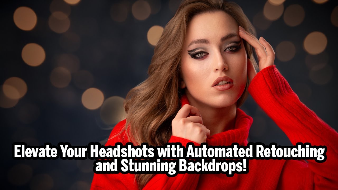 Elevate Your Headshots with Automated Retouching and Stunning Backdrops! - YouTube