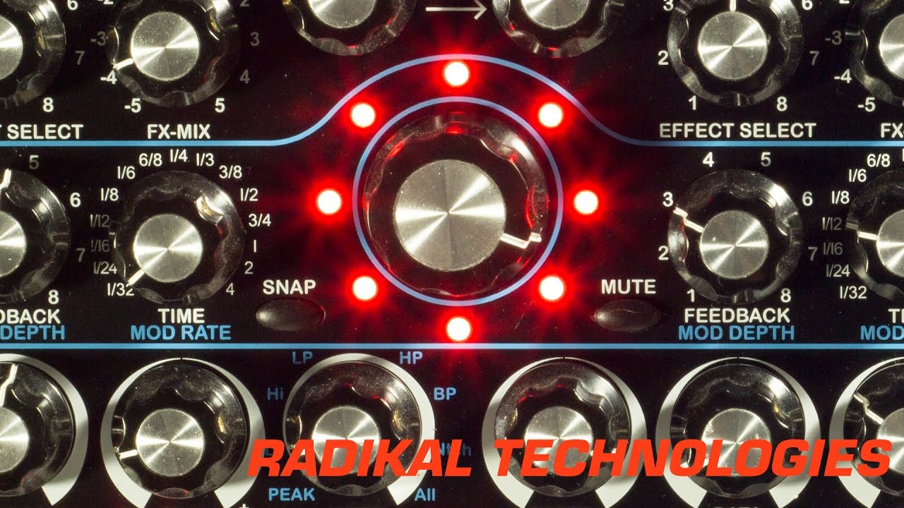 EFFEXX RT1701 Multi FX Processor Demo 1 - YouTube