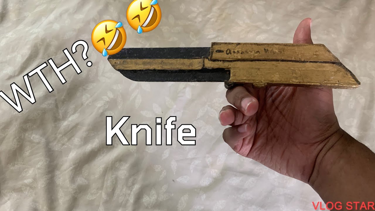 Wooden/paper Combat Knife 🇺🇸 (+ tease & video ideas) - YouTube