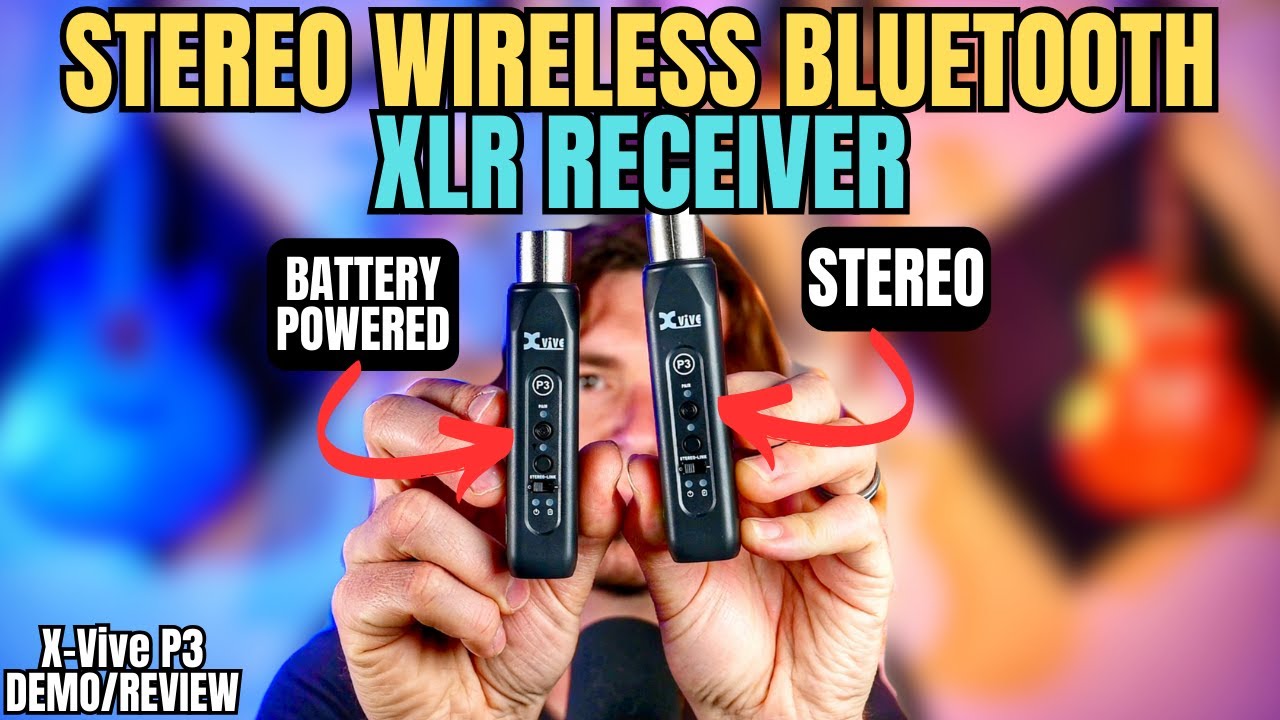WIRELESS XLR Bluetooth Receiver (IN STEREO) - Xvive P3 Demo/Review ...