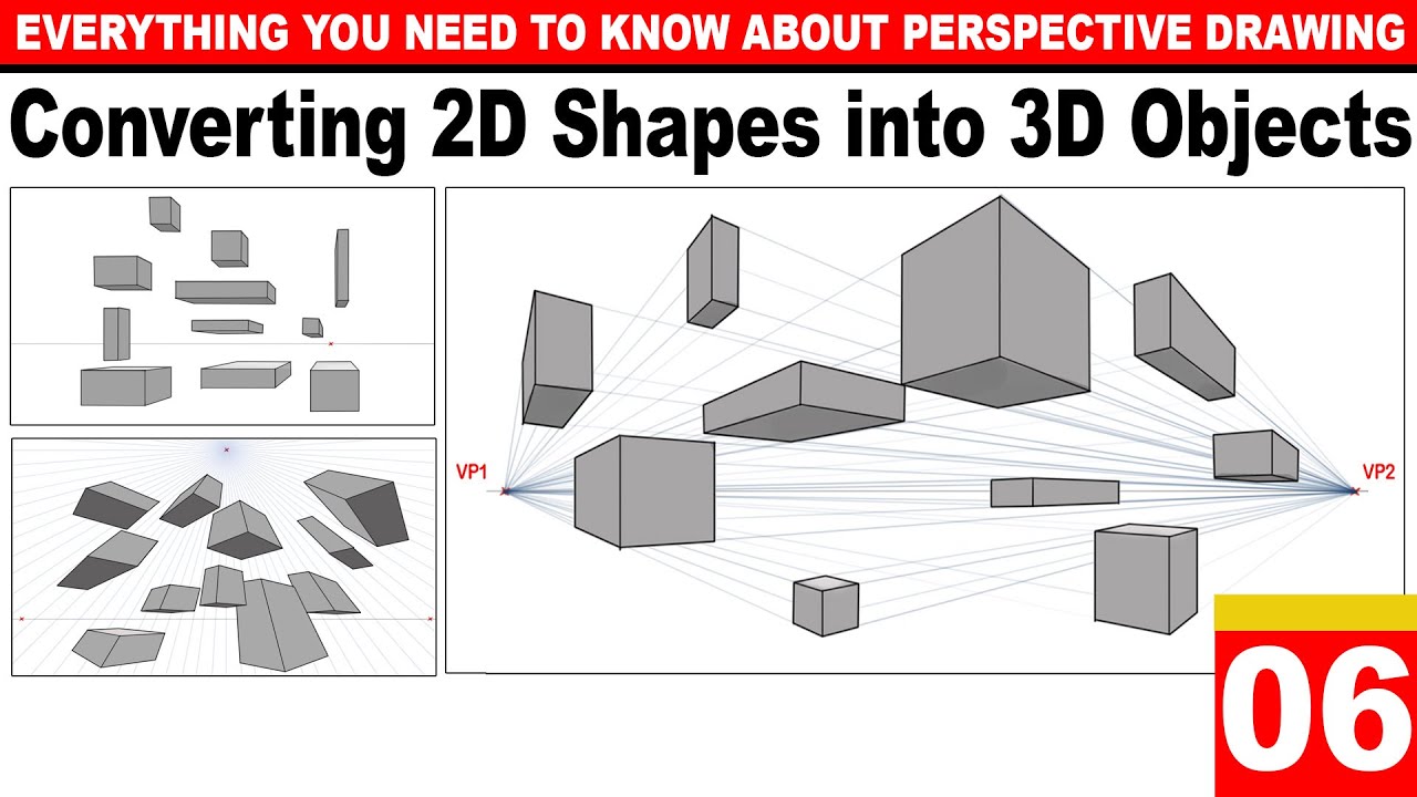 Lesson 6 Converting 2D Shapes Into 3D Objects YouTube