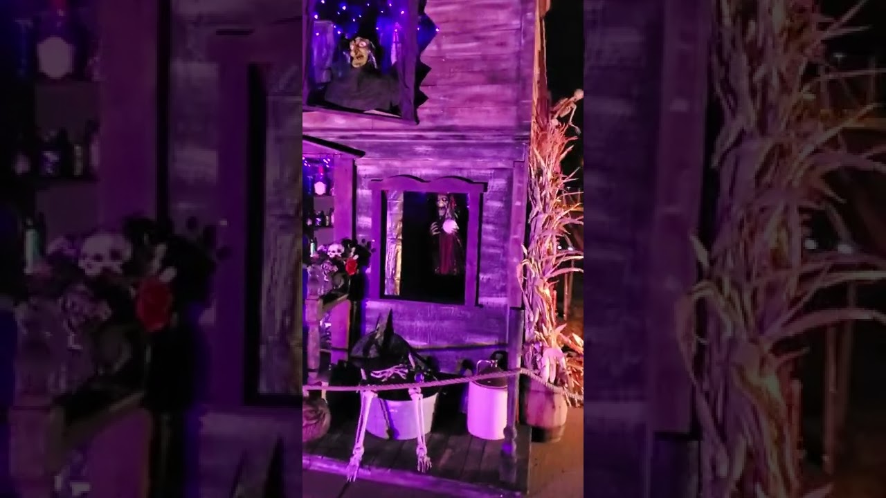 2022 Hocus Pocus witch house in Lorain - YouTube