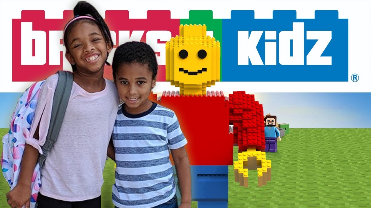 Lego Building Blocks at Bricks 4 Kidz with Buddy and Sister - YouTube