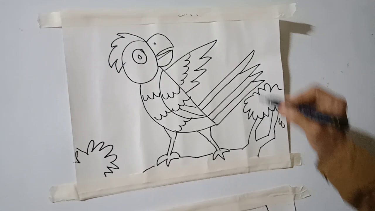 Easy Cartoons drawing and composition(4) - YouTube