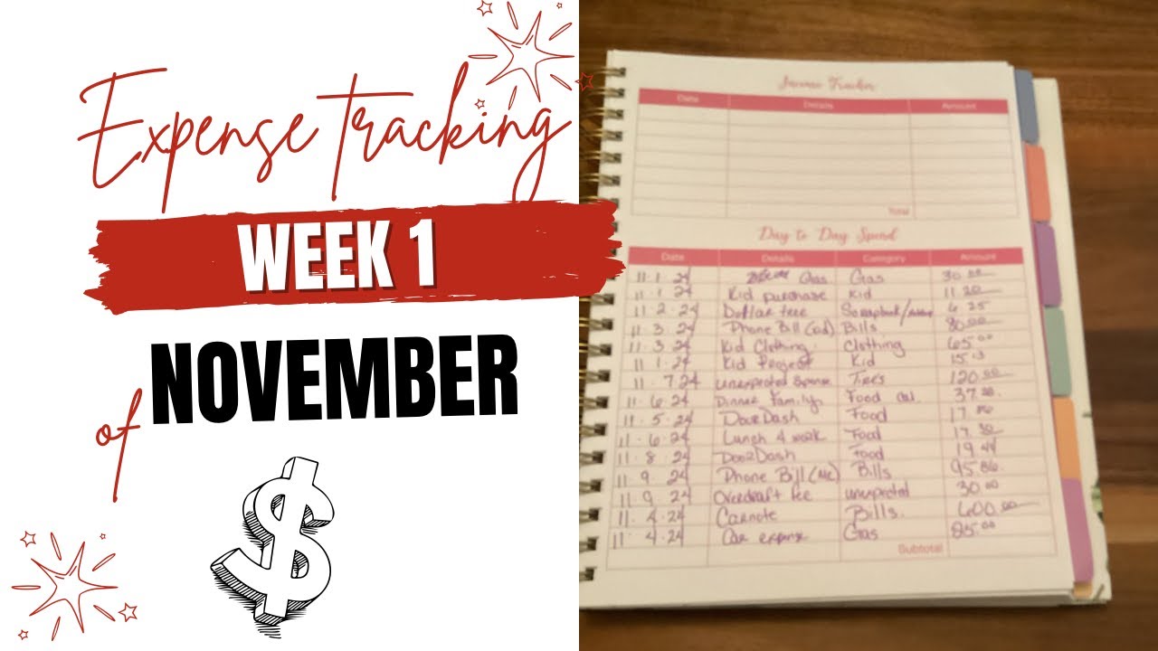 November week 1 budget check in | Cash Budgeting weekly expense ...