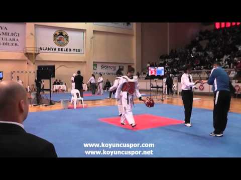 55kg Merve Bahceci - Buse Balci (Turkish Junior Taekwondo Championships 2012)