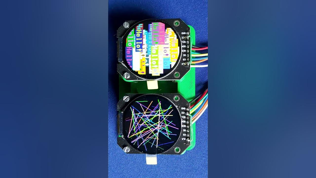 Raspberry Pi Pico Controls 2 GC9A01 Independently - YouTube