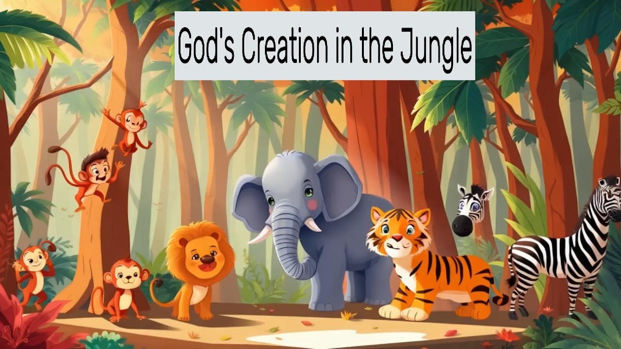 God's Creation in the Jungle I Children's Christian Song I Toddlers ...