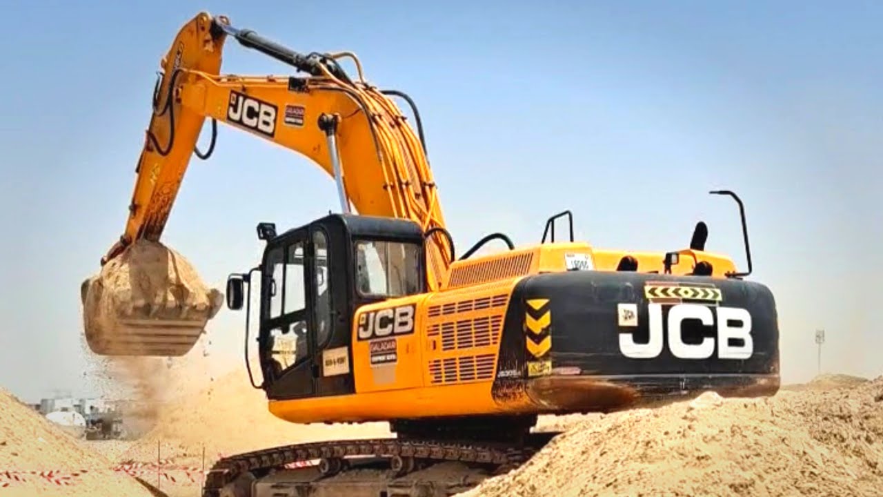 Jcb JS305 Excavator | Ammazing Operator Skill | Big machine channel ...